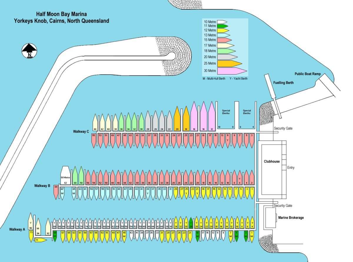 Yorkeys Knob Boating Club (Half Moon Bay Marina), Australia - location ...