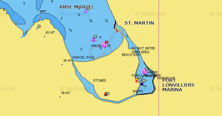 Anse Marcel Marina (Port Lonvilliers Marina), Saint Martin - location ...