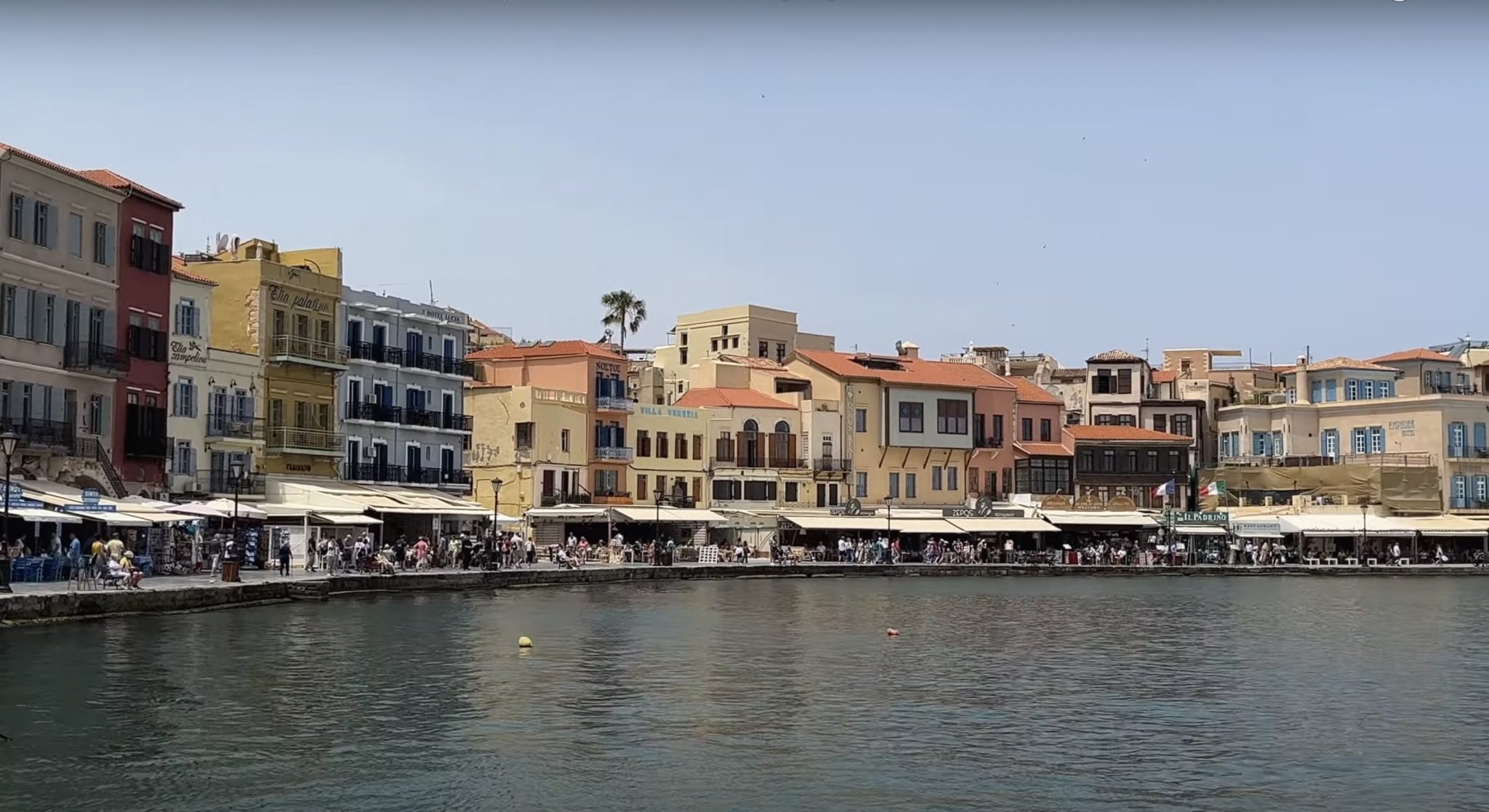 The Venetian harbour of Chania (Port of Chania), Greece - location ...