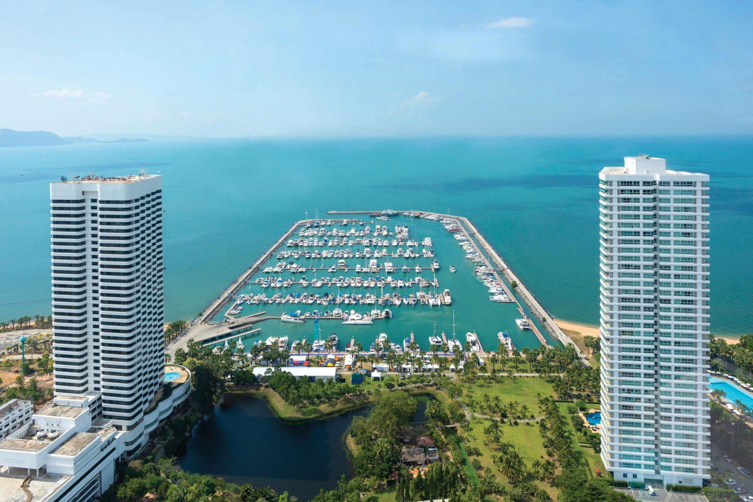 Ocean Marina Jomtien (Ocean Marina Yacht Club Pattaya), Thailand ...