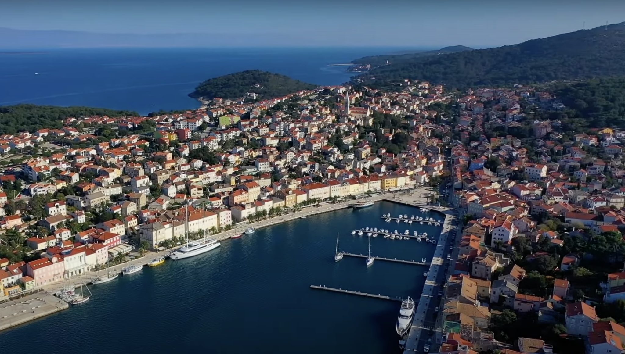 Luka Mali Losinj Town Marina (Port of Mali Lošinj), Croatia - location ...