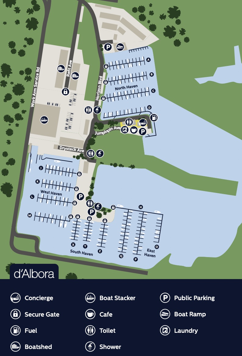 Horizon Shores Marina & Shipyard, Australia - location, yacht rentals ...